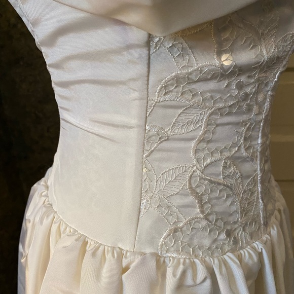 Gunne Sax | Dresses | Vtg 8s 90s Jessica Mcclintock Gunne Sac White Off ...